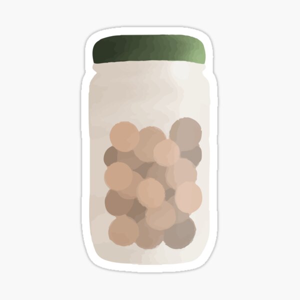 "Hand-drawn Cookie Jar 20" Sticker by marettamaa | Redbubble