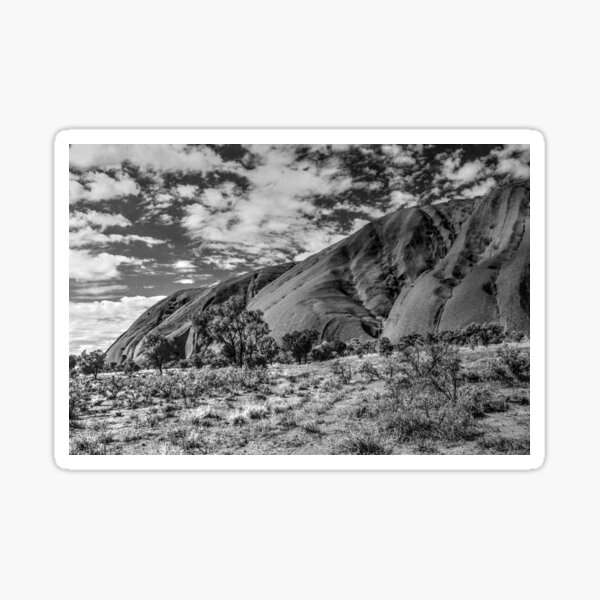 "Uluru II" Sticker for Sale by blackadder | Redbubble