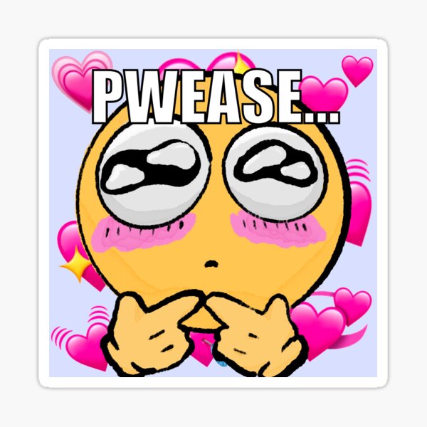 "Please emoji" Sticker for Sale by JawaFan21 | Redbubble