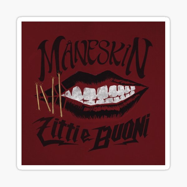 "Maneskin red" Sticker for Sale by RuthAlves | Redbubble