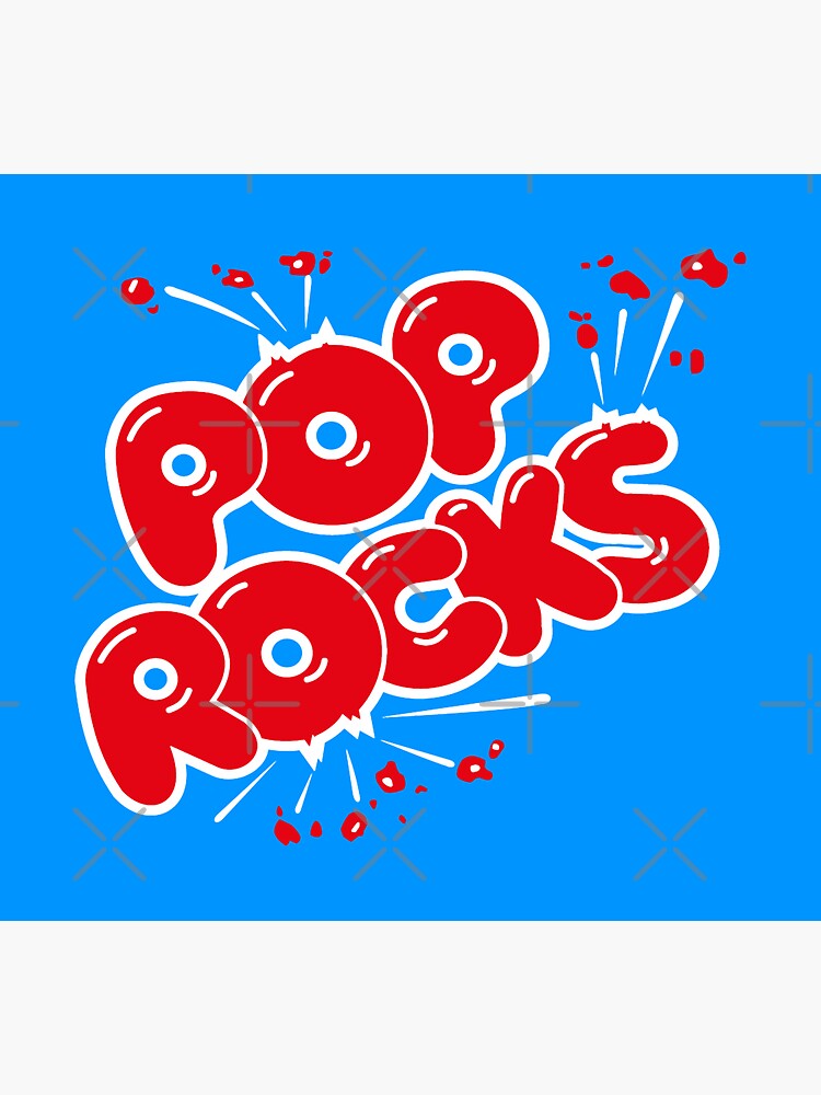 "Pop Rocks: The Snapping Candy Treat" Sticker for Sale by Pop-Pop-P-Pow ...