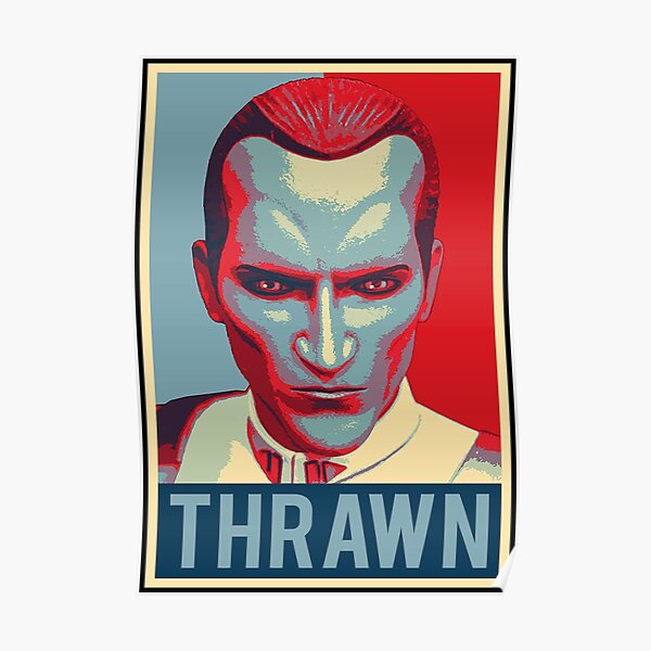 "ADMIRAL THRAWN MERCH" Poster for Sale by skinomopis | Redbubble