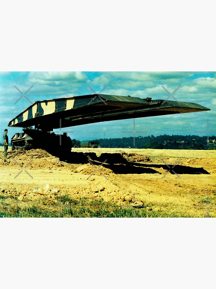 "Leopard Tank Bridge Layer" Poster by blackadder | Redbubble