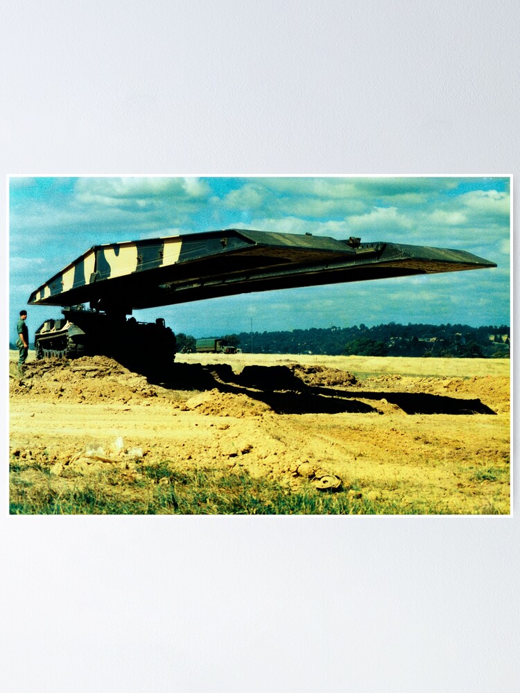 "Leopard Tank Bridge Layer" Poster by blackadder | Redbubble