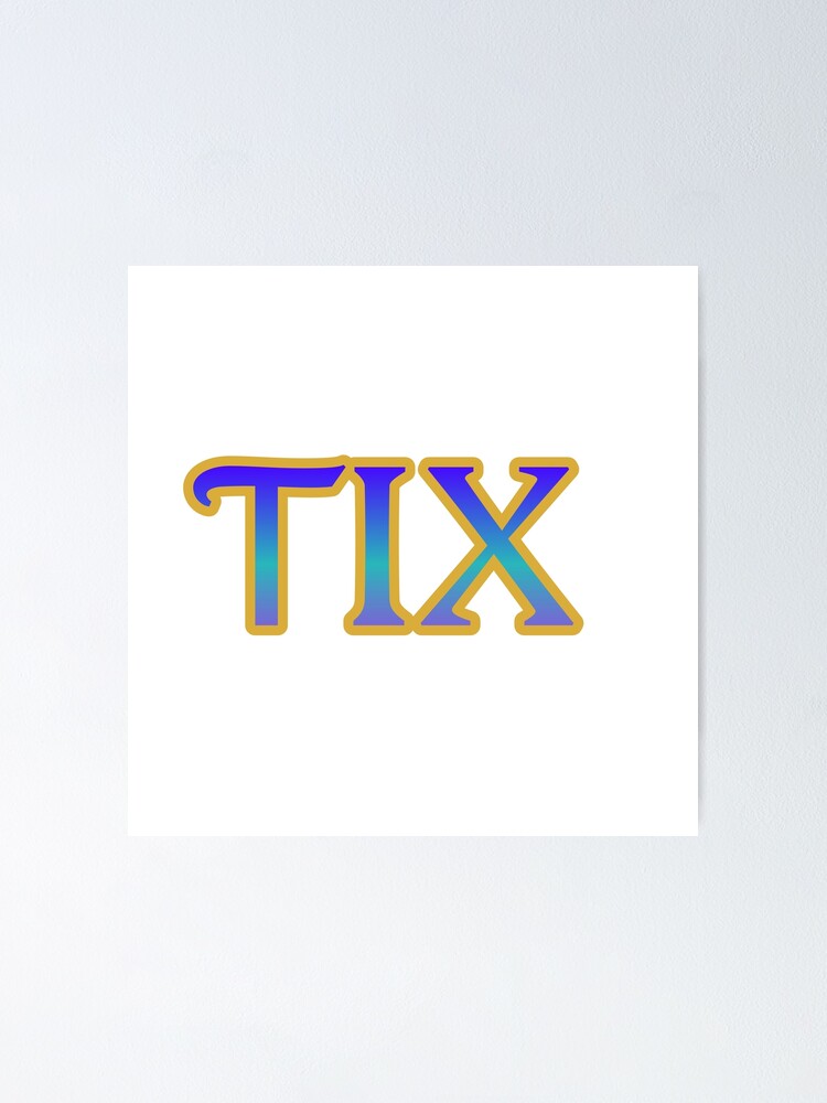 "Tix fallen angel" Poster by Meghaachar1234 | Redbubble