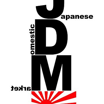 "JDM Rising Sun (2)" Sticker for Sale by PlanDesigner | Redbubble