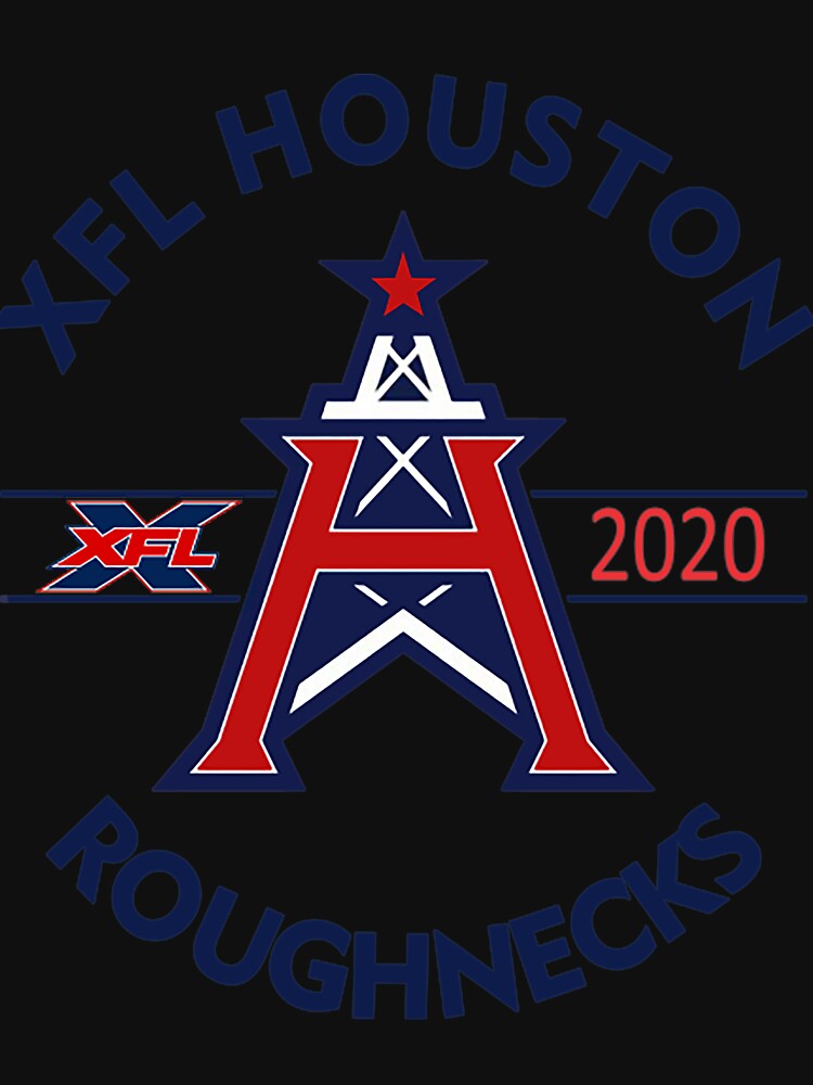 Houston Los Angeles New York Team Champ T-Shirt, XFL Roughnecks Team ...