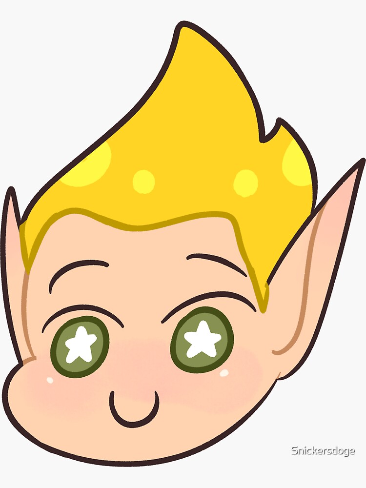 "Adoring Fan" Sticker for Sale by Snickersdoge | Redbubble