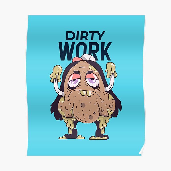 "Rotten Potato Gross Up" Poster for Sale by Storopia | Redbubble
