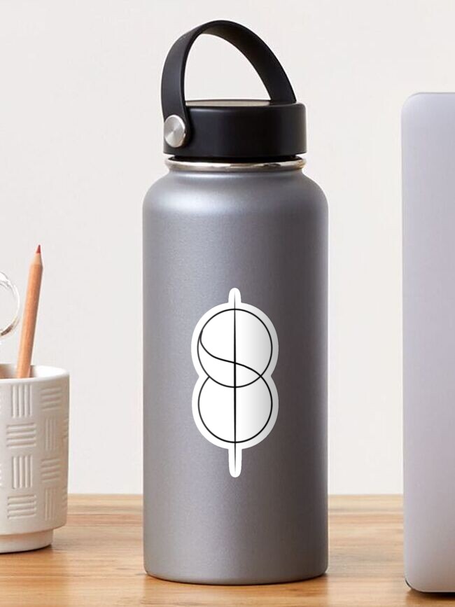 "shifting symbol" Sticker for Sale by letterinee | Redbubble