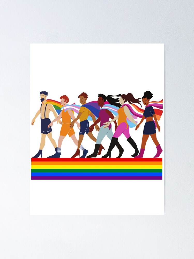 "PRIDE PARADE" Poster by Jpasiii | Redbubble