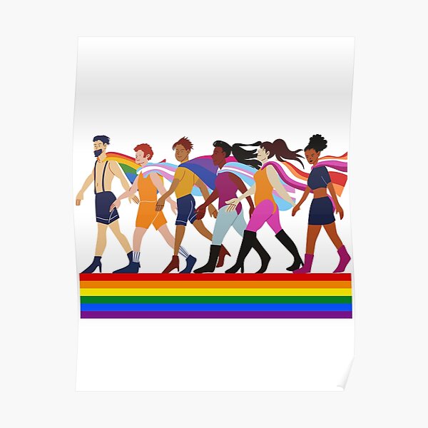 "PRIDE PARADE" Poster by Jpasiii | Redbubble