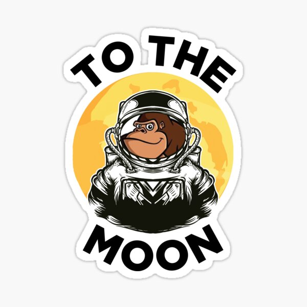 "AMC To The Moon " Sticker for Sale by pierrelaidesign | Redbubble