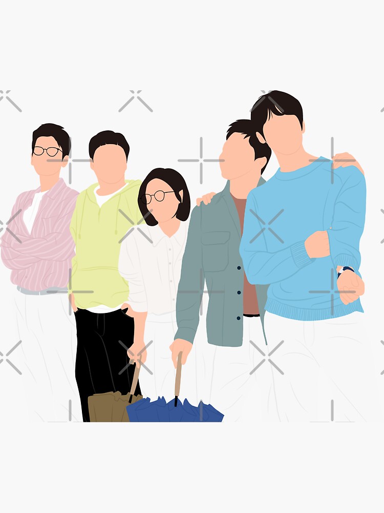 "Hospital Playlist 2" Sticker for Sale by Juseyo ID | Redbubble