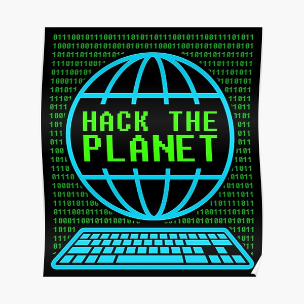 Hackers 90s Movie Posters | Redbubble