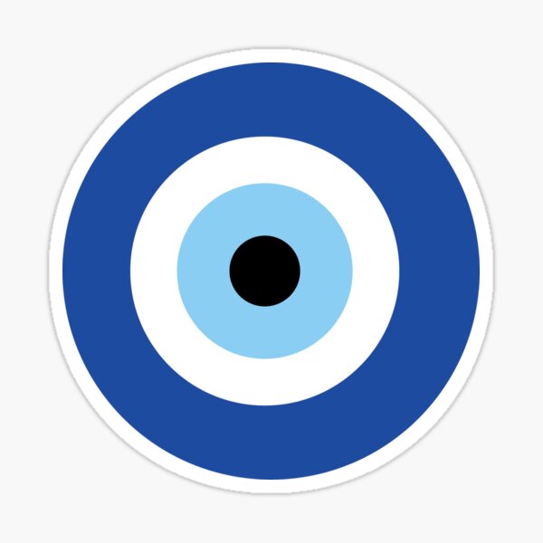 "Evil eye Nazar" Sticker for Sale by Juuzouya | Redbubble