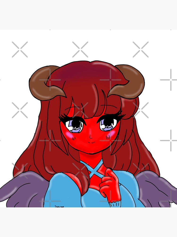 "devil girl " Sticker for Sale by ruka1souen | Redbubble