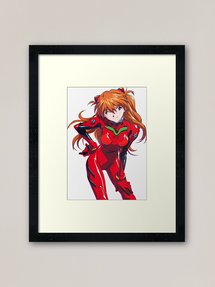 "Asuka - Neon Genesis Evangelion Poster / Case / More" Framed Art Print ...