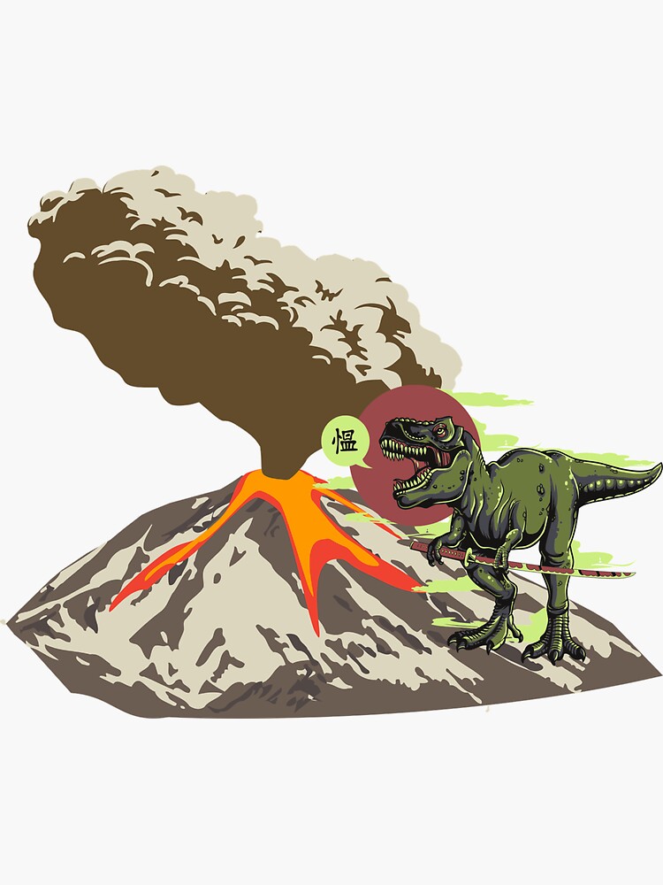"Sword T-rex" Sticker for Sale by Versus24K | Redbubble