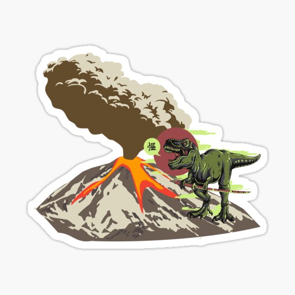 "Sword T-rex" Sticker for Sale by Versus24K | Redbubble