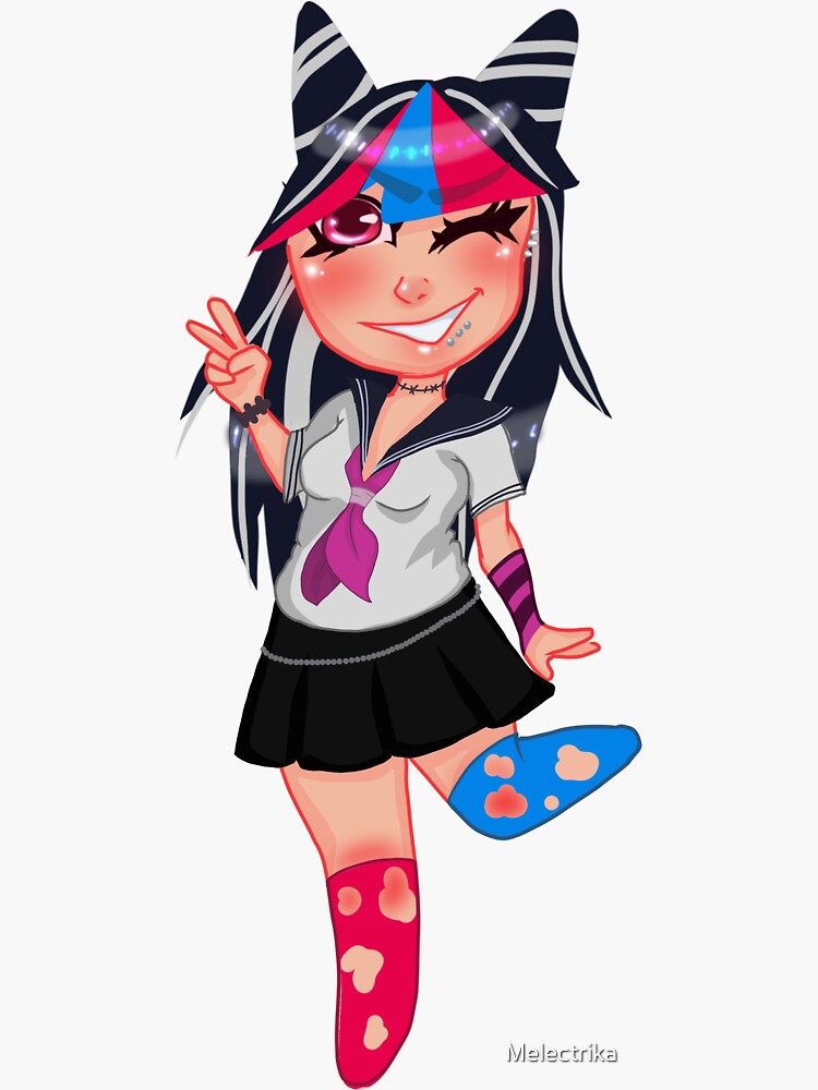 "Ibuki mioda (Chibi)" Sticker for Sale by HowdyAngelica | Redbubble