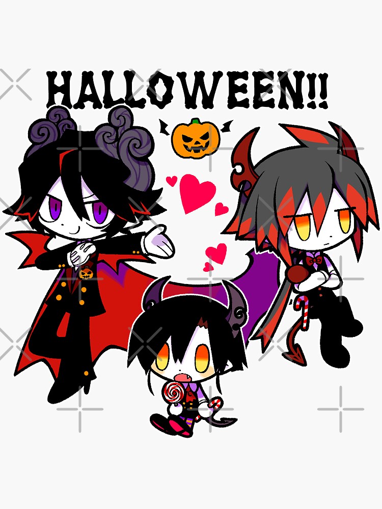 "Halloween" Sticker for Sale by funamusea | Redbubble