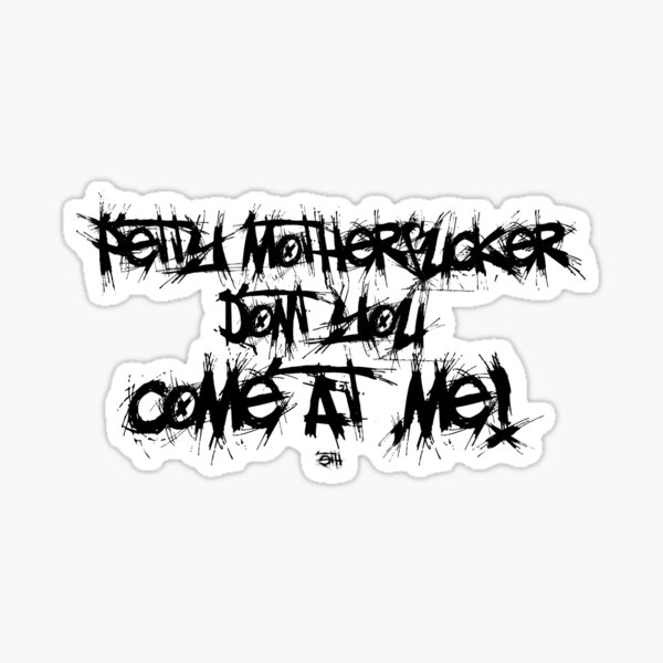 "Petty" Sticker by EnterTheHollow | Redbubble