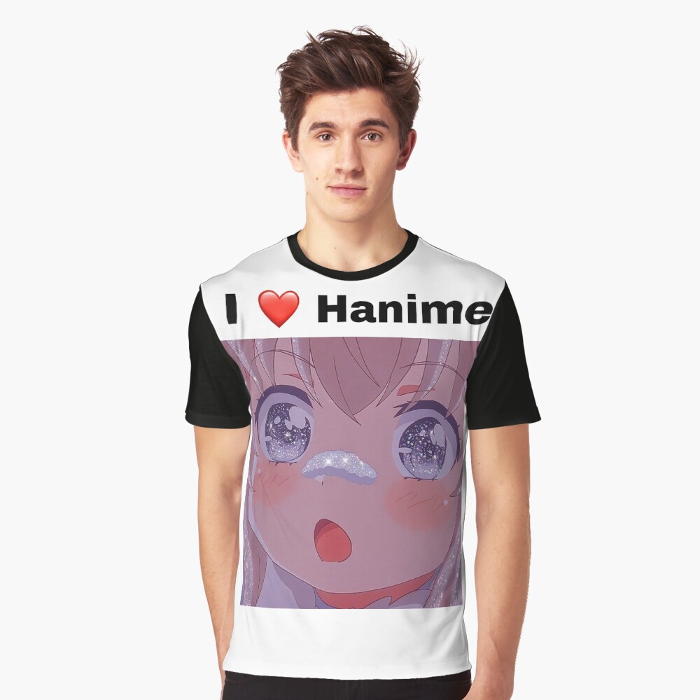 "I love Hanime" Lightweight Hoodie by Awaiky | Redbubble