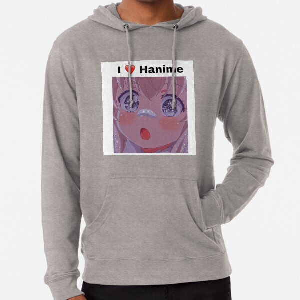 "I love Hanime" Lightweight Hoodie by Awaiky | Redbubble