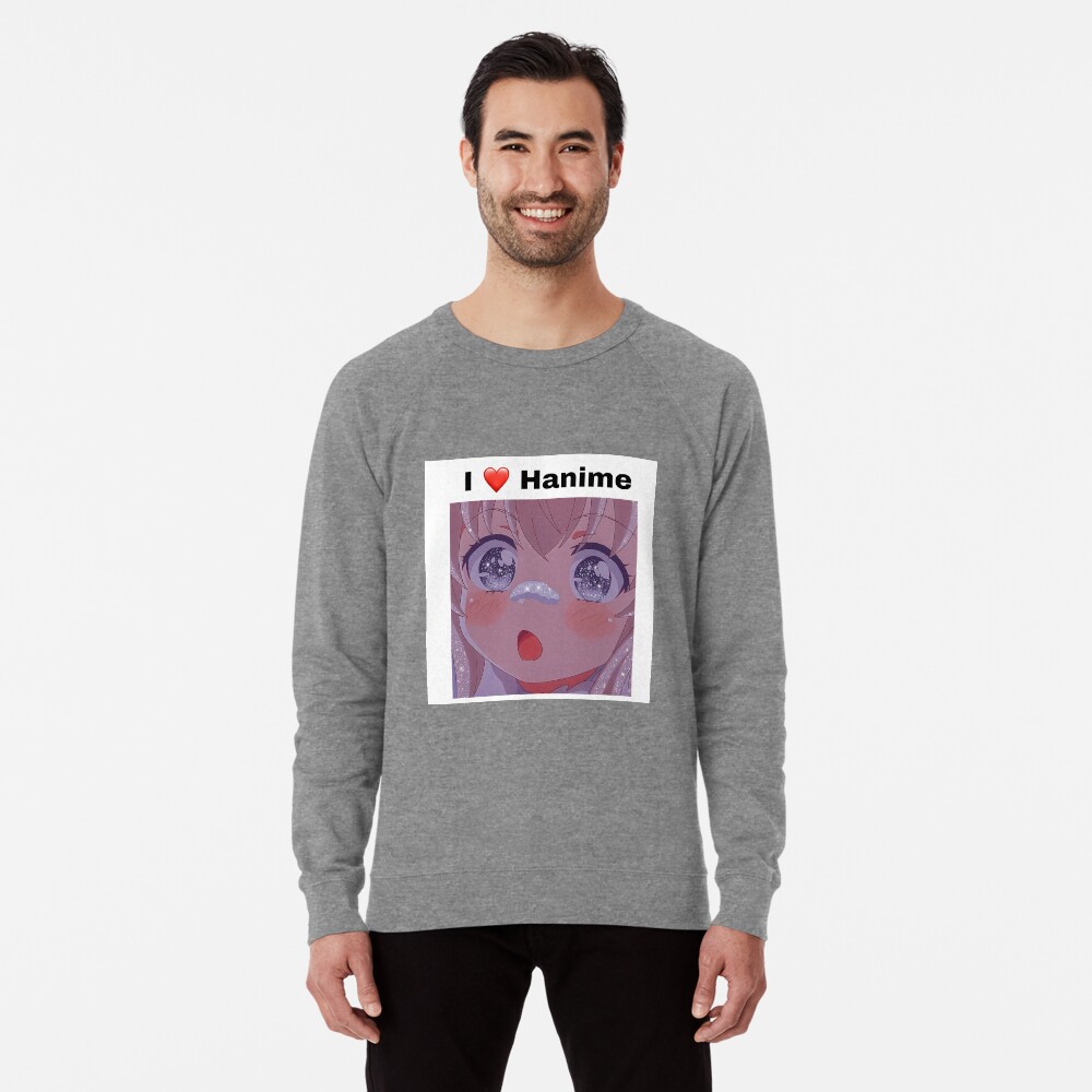 "I love Hanime" Lightweight Hoodie by Awaiky | Redbubble