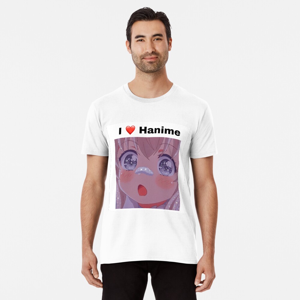 "I love Hanime" Lightweight Hoodie by Awaiky | Redbubble