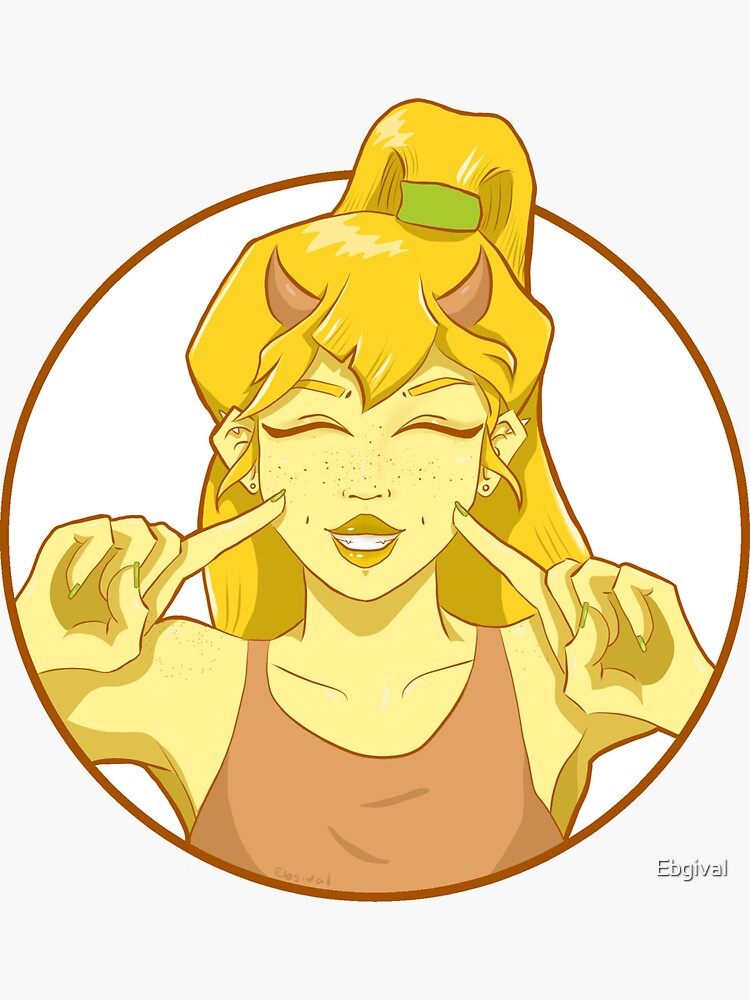 "Sunshine Devil" Sticker for Sale by Ebgival | Redbubble