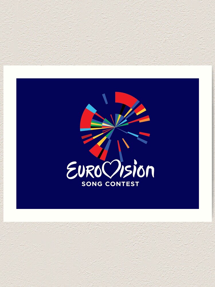 "eurovision song contest classic logo " Art Print for Sale by UNICORN86 ...