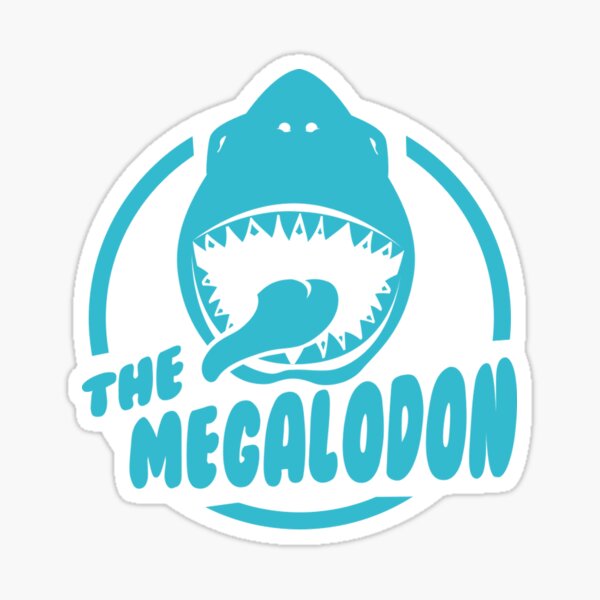 Megalodon Shark Stickers | Redbubble