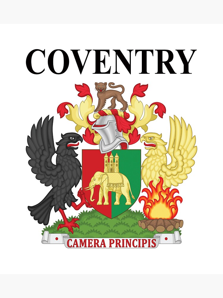 "013_1A - COVENTRY - COAT OF ARMS" Sticker by magnus51 | Redbubble