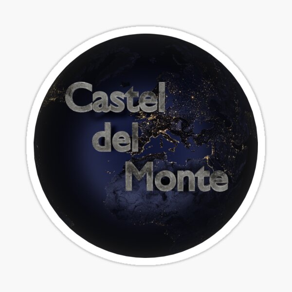 "Castel del Monte" Sticker by ivanodangelo | Redbubble