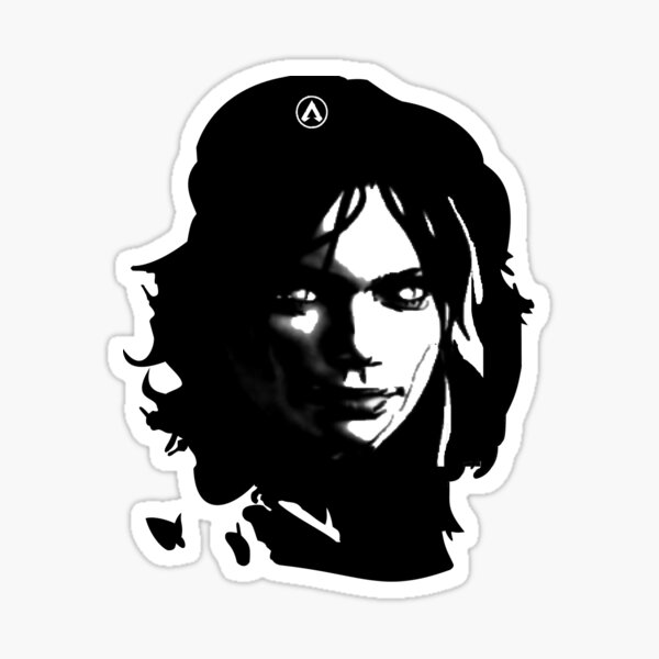 "Wraith (Apex Legends) Che Guevara print - Transparent" Sticker by ...