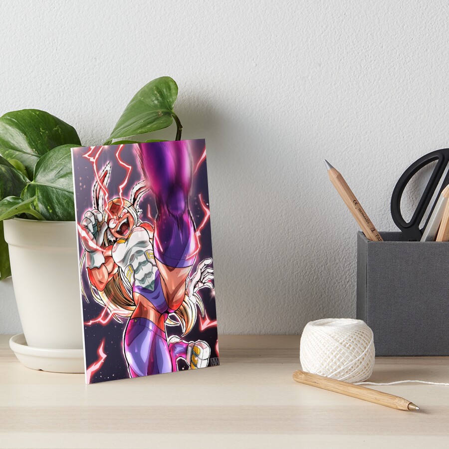"Mirko from Boku no hero academia with One for All" Art Board Print for ...
