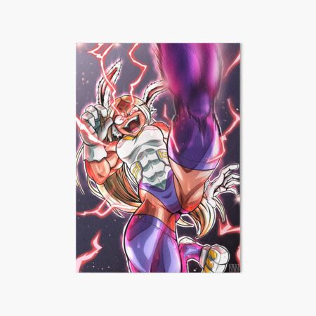 "Mirko from Boku no hero academia with One for All" Art Board Print for ...
