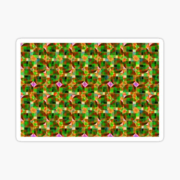 "Algae (mosaic)" Sticker for Sale by MeisterJeder | Redbubble