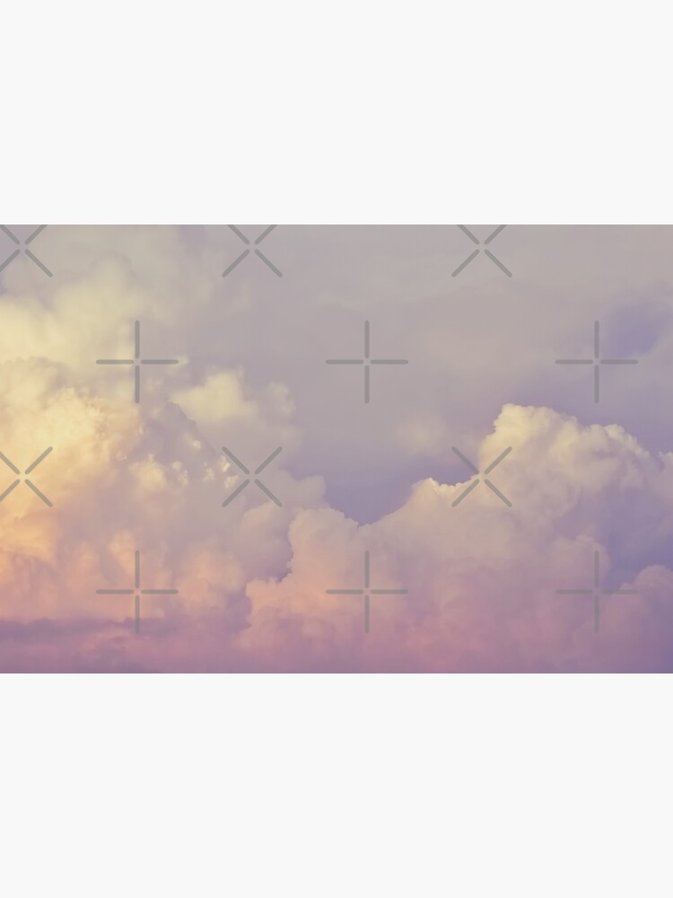 "Soft Pastel Pink Clouds Art" Sticker for Sale by primawm | Redbubble