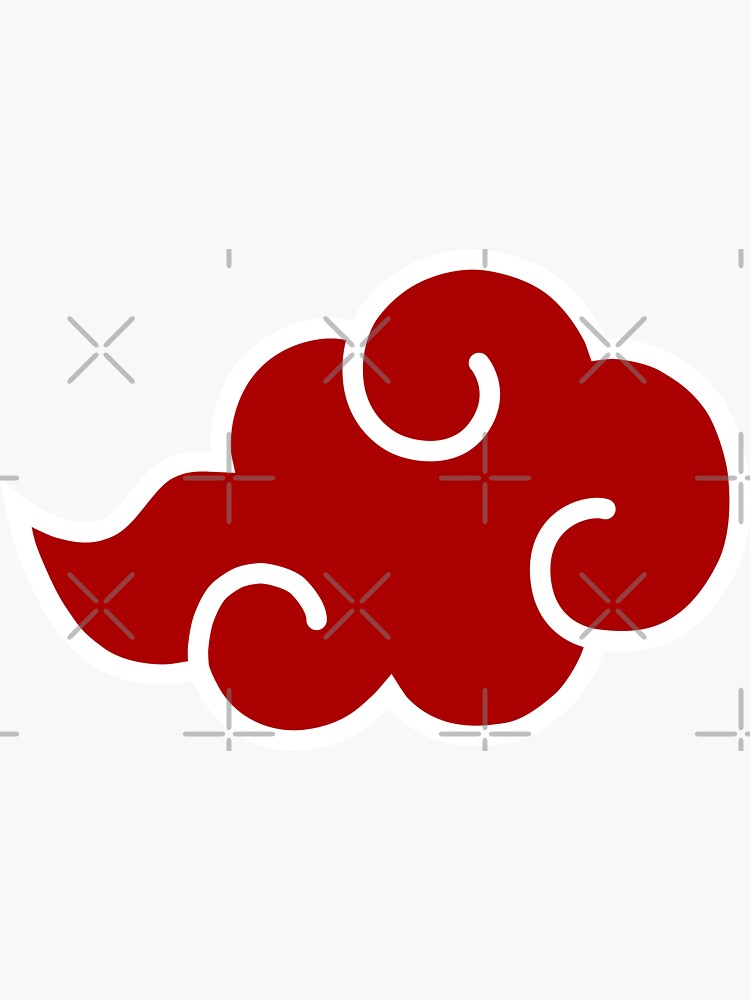 "Red Cloud" Sticker by E-nihilo | Redbubble