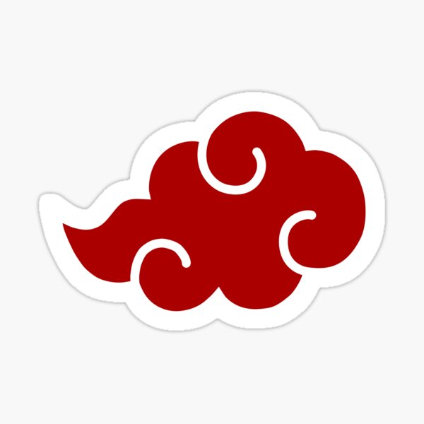 "Red Cloud" Sticker by E-nihilo | Redbubble