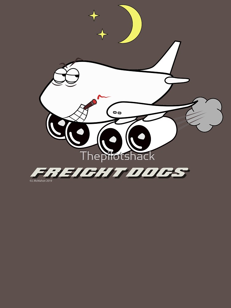 "Freight Dogs - Boeing 747 Freighter" T-shirt for Sale by Thepilotshack ...