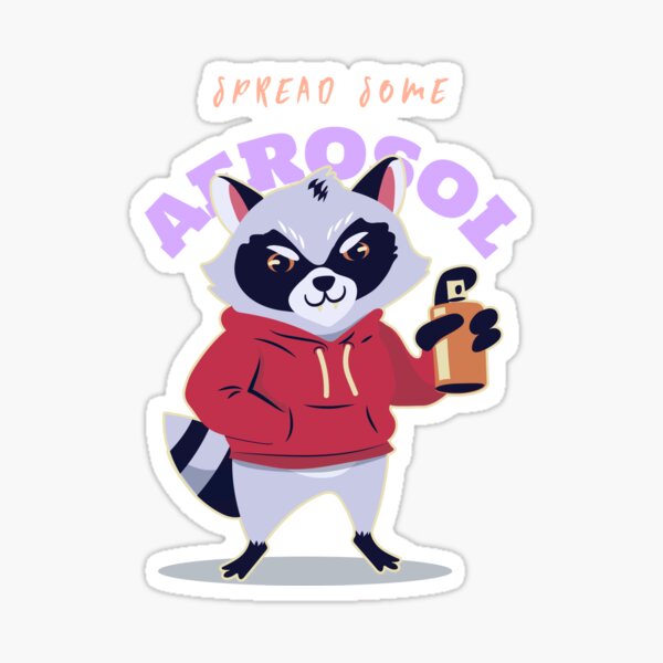 "SPREAD SOME AEROSOL" Sticker by VERSESAPPRELS | Redbubble