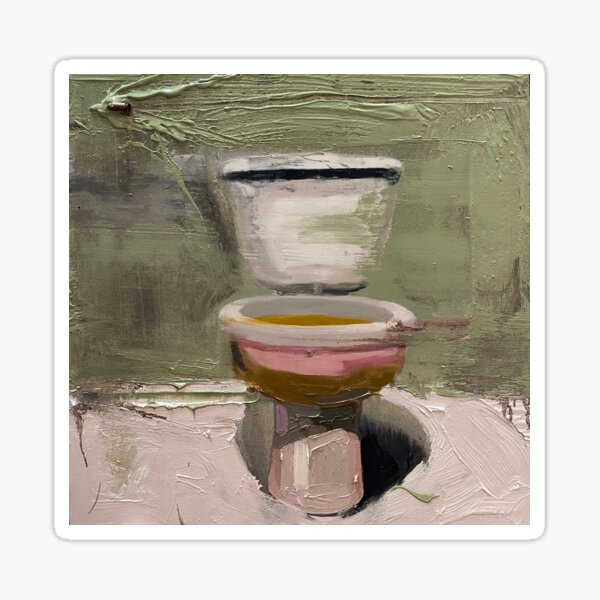 "Toilet, Adrian Socorro, Backroom Art" Sticker by BackroomArt | Redbubble