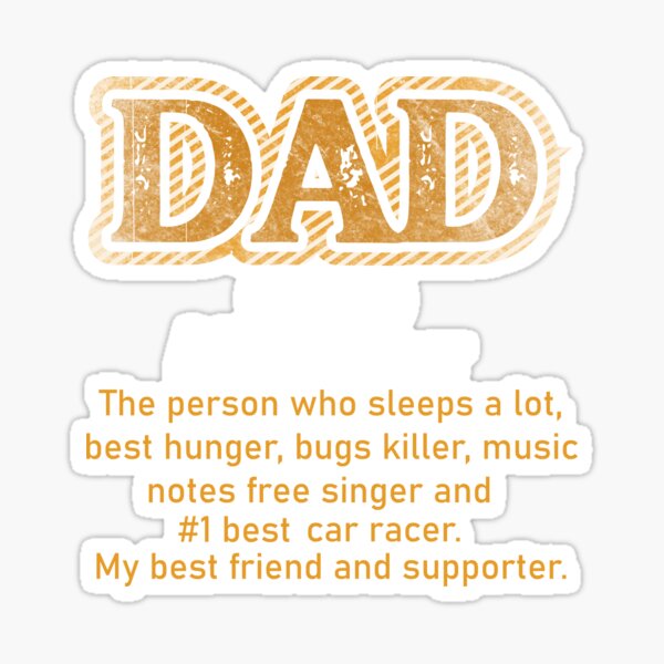 "Dad acronym" Sticker by SIDHAM | Redbubble