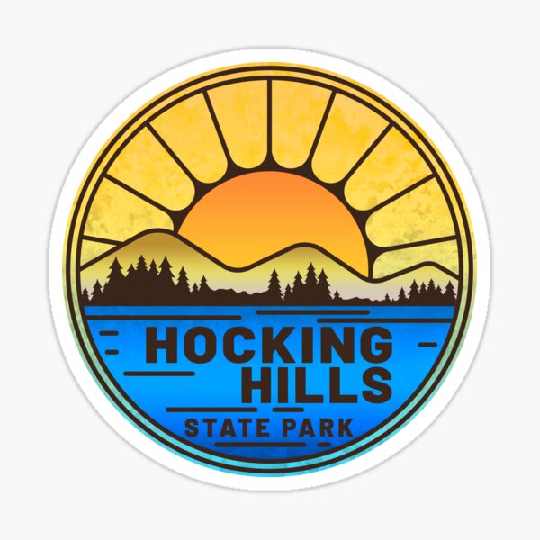 "Hocking Hills State Park Ohio OH" Sticker for Sale by TravelTime ...