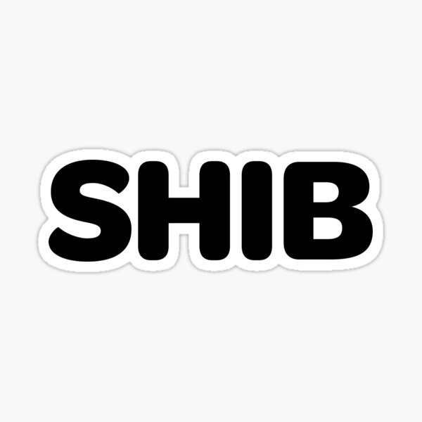 "SHIBA INU SHIB" Sticker for Sale by TC3D | Redbubble