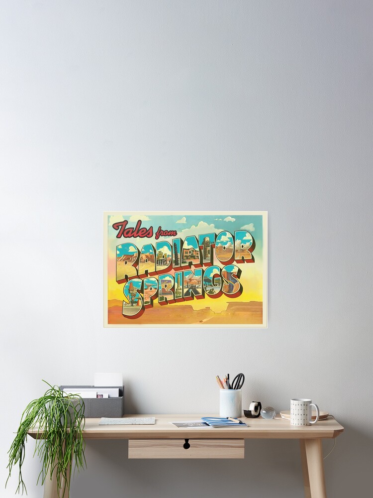 "Radiator Springs" Poster for Sale by RAXOdAxe | Redbubble